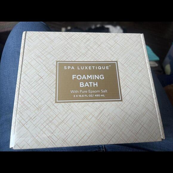Bath & Body | Spa Luxetique Foaming Bath With Pure Epsom Salt Rose ...